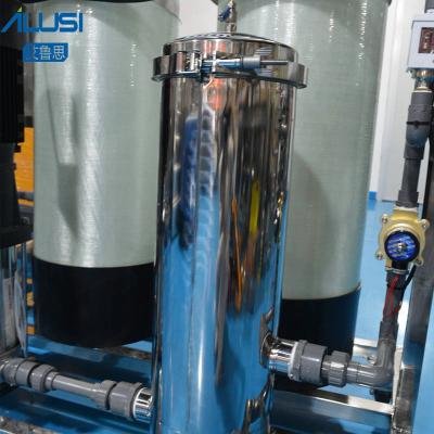 Cina impianto per il trattamento delle acque salato del pozzo trivellato del RO di 380V 500lph automatico in vendita