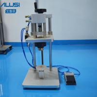 China Semi Auto Table Top Pneumatic Perfume Bottle Pump Crimping Machine 220V 50W for sale