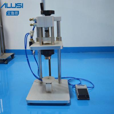 Cina Macchina di piegatura del profumo dei semi della produzione di attrezzature del piano d'appoggio della piccola di profumo pompa pneumatica automatica della bottiglia in vendita
