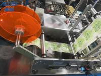 China 380V Semi Automatic Labeling Machine for Round Bottles 1200-2400 BPH Beverage Labeler for sale
