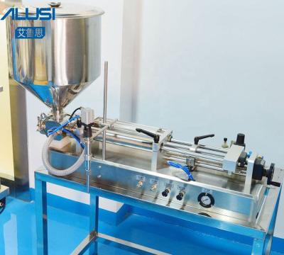Cina SS304 Riempitrice per liquidi e paste 50-500ml Riempitrice a pistone pneumatico orizzontale in vendita
