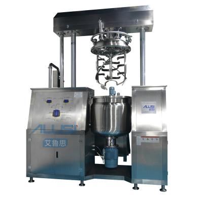 China PLC Controle Vacuüm Emulgator Mixer Zalf Huidverzorgingsproducten Cosmetische Homogeniserende Emulgator Te koop
