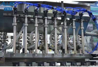 中国 2000bph 完全自動液体充填機 ローション キャピング ラベル付け 生産ライン 販売のため