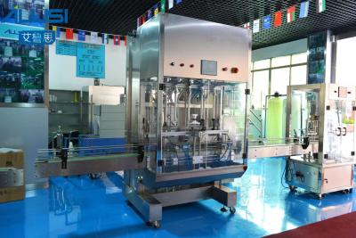 中国 2000bph 完全自動液体充填機 ローション キャピング ラベル付け 生産ライン 販売のため