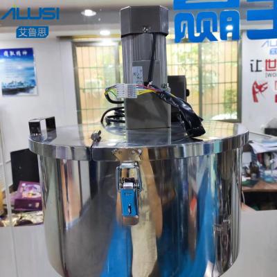Cina Macchina di riempimento a pistoni semiautomatica in acciaio inossidabile 35L Mixer Hopper per shampoo in vendita