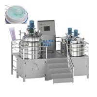 China Fixed Vacuum Emulsifying Mixer Tank 500L Cream Lotion Making Machine CE for sale