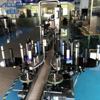 China High speed Double Side Labeling Machine Flat Square Round Bottle Sticker Label Applicator for sale