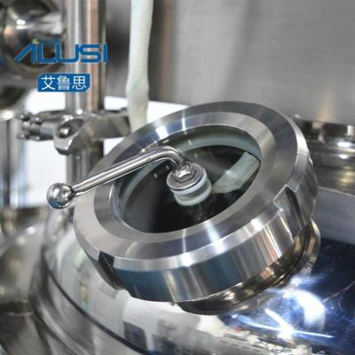 Cina Lifting idraulico 300L Lozione per il corpo Omogenizzatore Vaselina macchina di produzione miscelatore emulsionante a vuoto in vendita