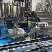 China Single Head Pneumatic Automatic Cream Jar Filling Machine 5-1000ml 20-50bpm for sale