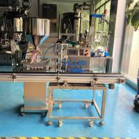 China Single Head Pneumatic Automatic Cream Jar Filling Machine 5-1000ml 20-50bpm for sale