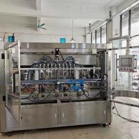 China 10 Head Piston Liquid Filling Machine 2000bph for Detergent and Chemicals for sale