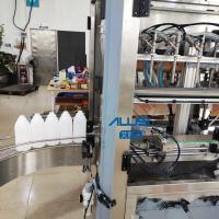 China 10 Head Piston Liquid Filling Machine 2000bph for Detergent and Chemicals for sale