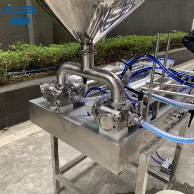 Cina semi orizzontali della macchina di rifornimento della testa del doppio 100-1000Ml automatici in vendita