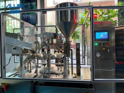 China Pneumatische Buis het Vullen Verzegelende Machine, de Tandpasta Verpakkende Machine van SUS316L SS304 Te koop