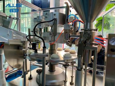 China Pneumatische Buis het Vullen Verzegelende Machine, de Tandpasta Verpakkende Machine van SUS316L SS304 Te koop