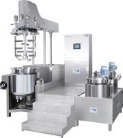China Vacuum Emulsifying Mixer Machine 50-3000L Cream Homogenizer with Heating for Cosmetics for sale