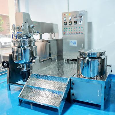 Cina Homogenizzatore a vuoto lozione cosmetica emulsionante crema cosmetica mixer machine in vendita