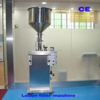 China Vertical Pneumatic Cream Filling Machine 30L Hopper 316L Stainless Steel 10-250ml Adjustable for sale