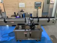 China PLC Semi Automatic Label Applicator Machine Label Height 10-190mm for sale