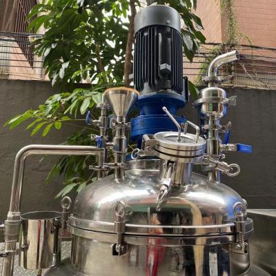 China 50L de kosmetische Vacuümemuldifier-Lotion die van het het Gezichtsmasker van de Mixerroom Homogenisator maakt die Materiaal mengt Te koop