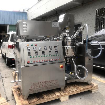 Cina Macchina d'omogeneizzazione cosmetica d'emulsione di sollevamento idraulica del miscelatore di vuoto con il certificato del CE in vendita
