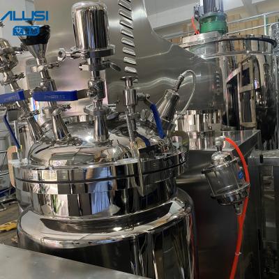 Cina Macchina d'omogeneizzazione cosmetica d'emulsione di sollevamento idraulica del miscelatore di vuoto con il certificato del CE in vendita