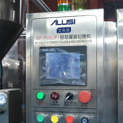 Cina Materiale da otturazione di plastica automatico della metropolitana della crema per le mani della metropolitana del riempitore dei semi cosmetici del sigillatore e macchina di sigillatura in vendita