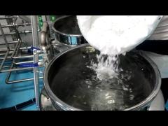 Ailusiの油圧持ち上がる真空の乳状になるミキサー機械化粧品のクリーム