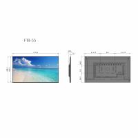 China 55 Inch Slimline Android LCD Advertising Display HD Polymorphic Border for sale