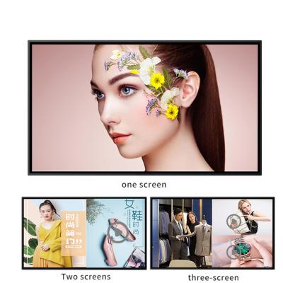 China Full HD 1080p Commercial Wall Mounted Digital Signage 50 Inch LCD Advertising Display for sale