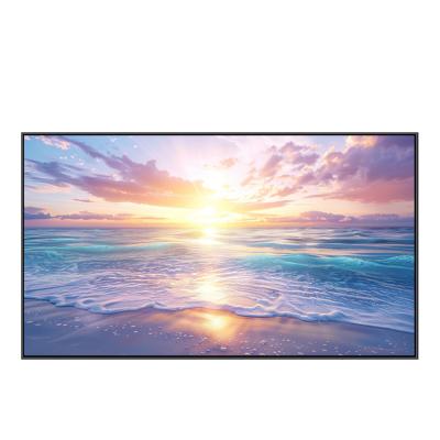 China 65 Inch 4K LCD Digital Signage Wall Mounted Advertising Screen With Cloud Based CMS And App Controlled For Indoor Use for sale