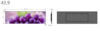 China 43.9 Inch Smart LCD Touch Screen Panel Android Wall Mounted Video Wall Display for sale