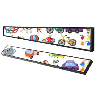 China 28.6 Inch Ultra Wide Stretched Bar LCD Display Screen Smart Indoor Advertising Player for sale