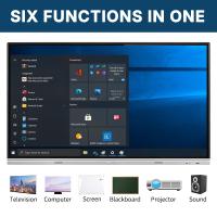 China School Touch Screen Interactive Digital Board 500cd/m2 85 Inch Interactive Whiteboard for sale