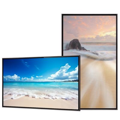 China 32 Inch Vertical LCD Capacitive Touchscreen Display Floor Stand 300Cd/m Brightness for sale