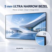China 85 Inch 4K 5mm Bezel Large Format LCD Display Restaurant Menu LCD Display Screen for sale