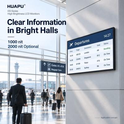 China 65 Inch 1000 Nits Indoor Advertising Display Screen 2000 Nit Optional RK3566 Android 11 for sale