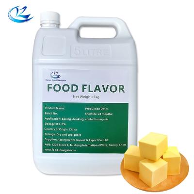 China Renze Food Grade Enhancing Butter Flavor Powder and Liquid For Biscuits for sale