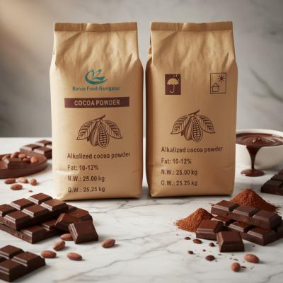 China Alkalized Cocoa Powder Low Fat &High Fat for Bakery Beverage & Candy Making for sale