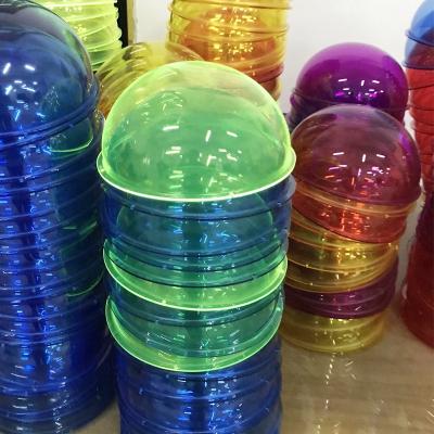 China Plexiglas Groot helder acrylhalfbol Groot deksel Stofkleur Deksel Drop Ball Holle Ronde Te koop