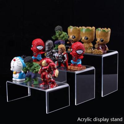China Acrylic Shoe Riser Stand Plexiglass Shoe Display For Storage Show Decorative Stores for sale