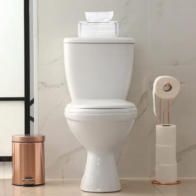Cina Scatola di tessuti trasparente porta-scatola di tessuti acrilici scatola di tessuti per bagno rettangolare scatola decorativa in vendita