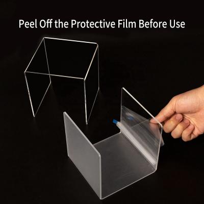 中国 階段 クリア アクリルディスプレイ スタンド リザー 脚台 ラップトップ 5mm 厚さ 販売のため