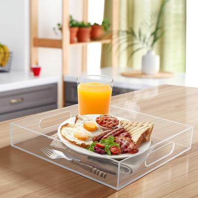 Cina Plastico Acrilico Food Tray Pan For Food Rustico texture Caldo in vendita