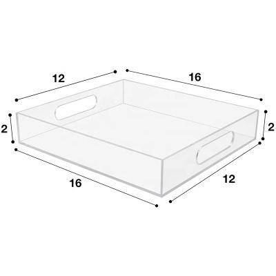 Cina Bianco Extra Grande Acrilico Servire vassoio Bree Madden Ponto onde Negare Disegni in vendita