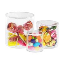 China Vase Acrylic Cylinders Container for sale