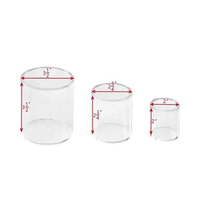 Cina Contenitore per cilindri acrilici in vaso in vendita