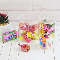 China Vase Acrylic Cylinders Container for sale
