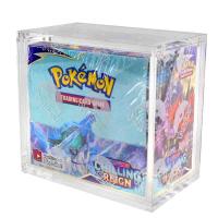 China Acrylic Booster Pack Box Display Case Crystal Protective Case Transparent Storage Box for sale