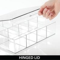 China Personalized Acrylic 6 Section Tea Bag Storage Box for sale
